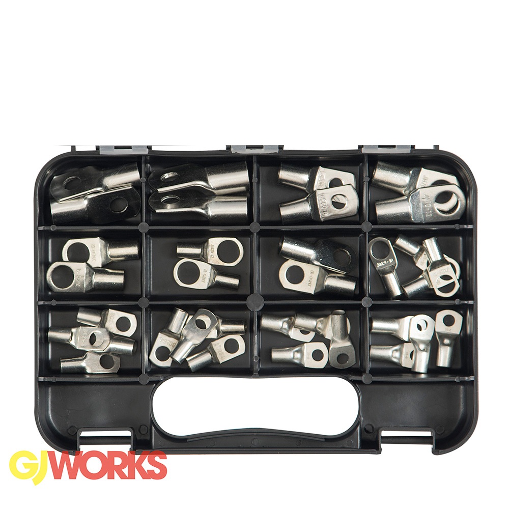 GJ Works Superb Metric Cable Lug Kit 34 Pieces - GKA34